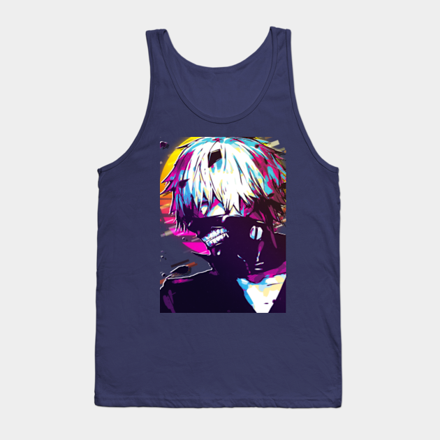 Ken Kaneki Tokyo Ghoul Tank Top Teepublic